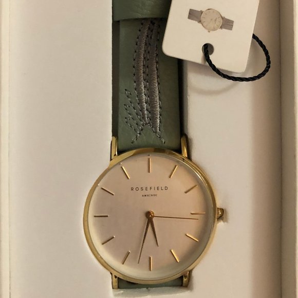 Rosefield | Accessories | The City Bloom Leaf Brush Watch | Poshmark